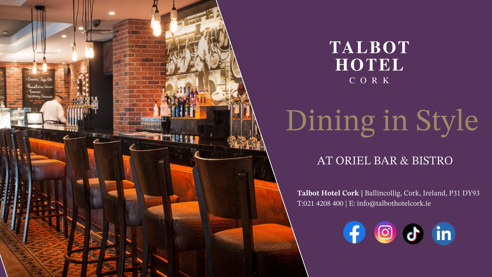 Hotel Info | Talbot Hotel Cork